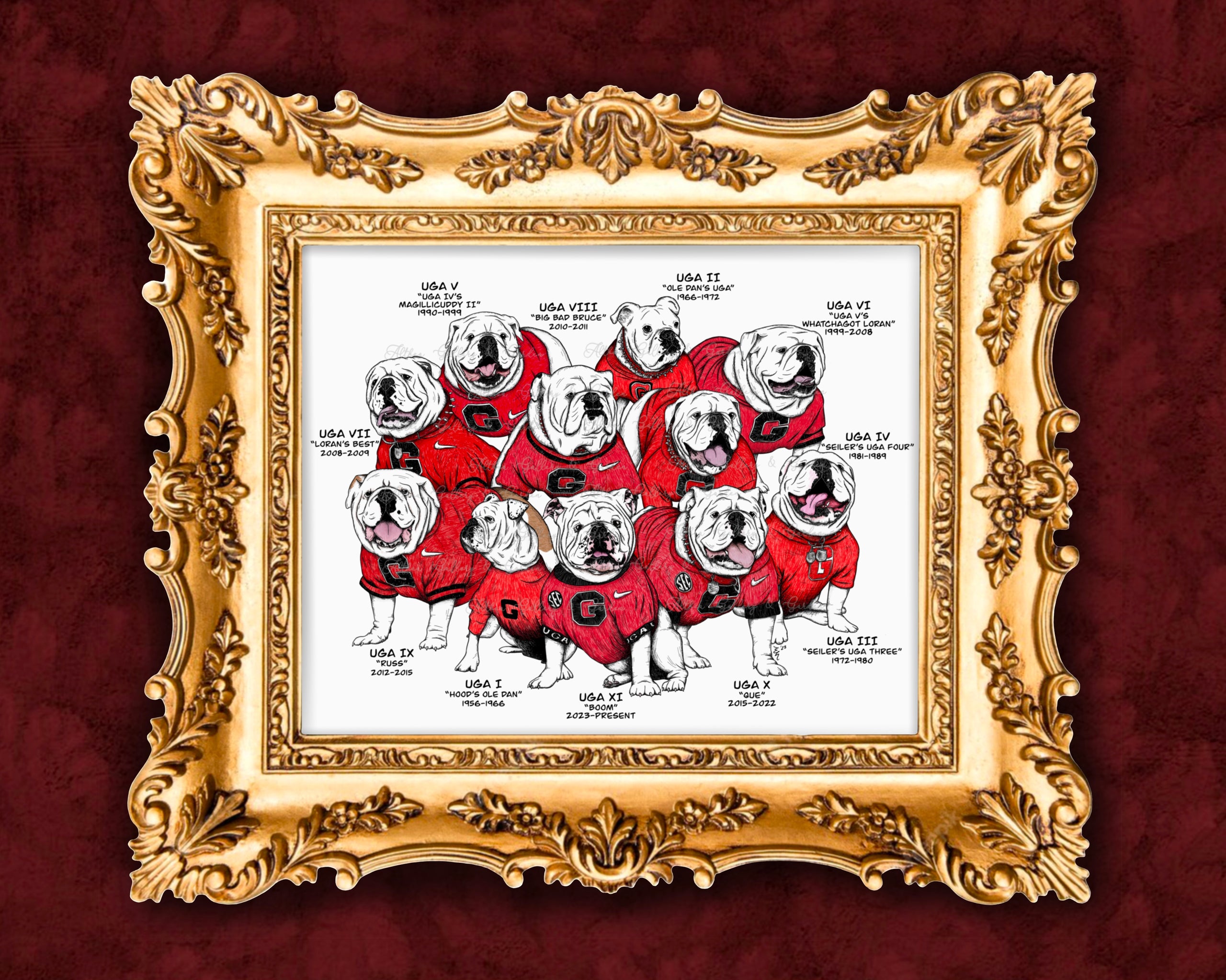 Uga Generations Art Print | Althea Gallery & Garden