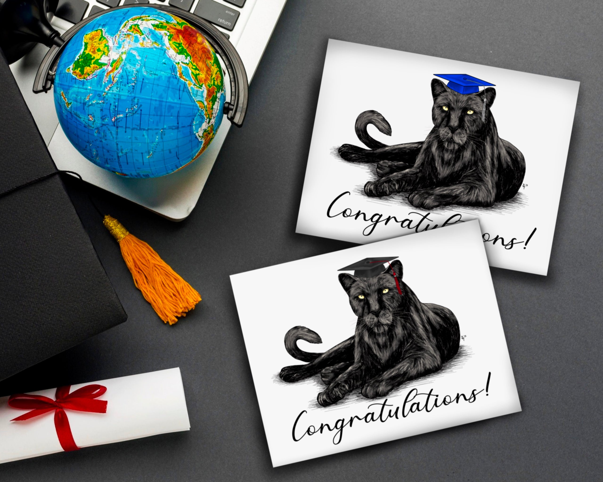 Panther Graduation Cards | Althea Gallery & Garden